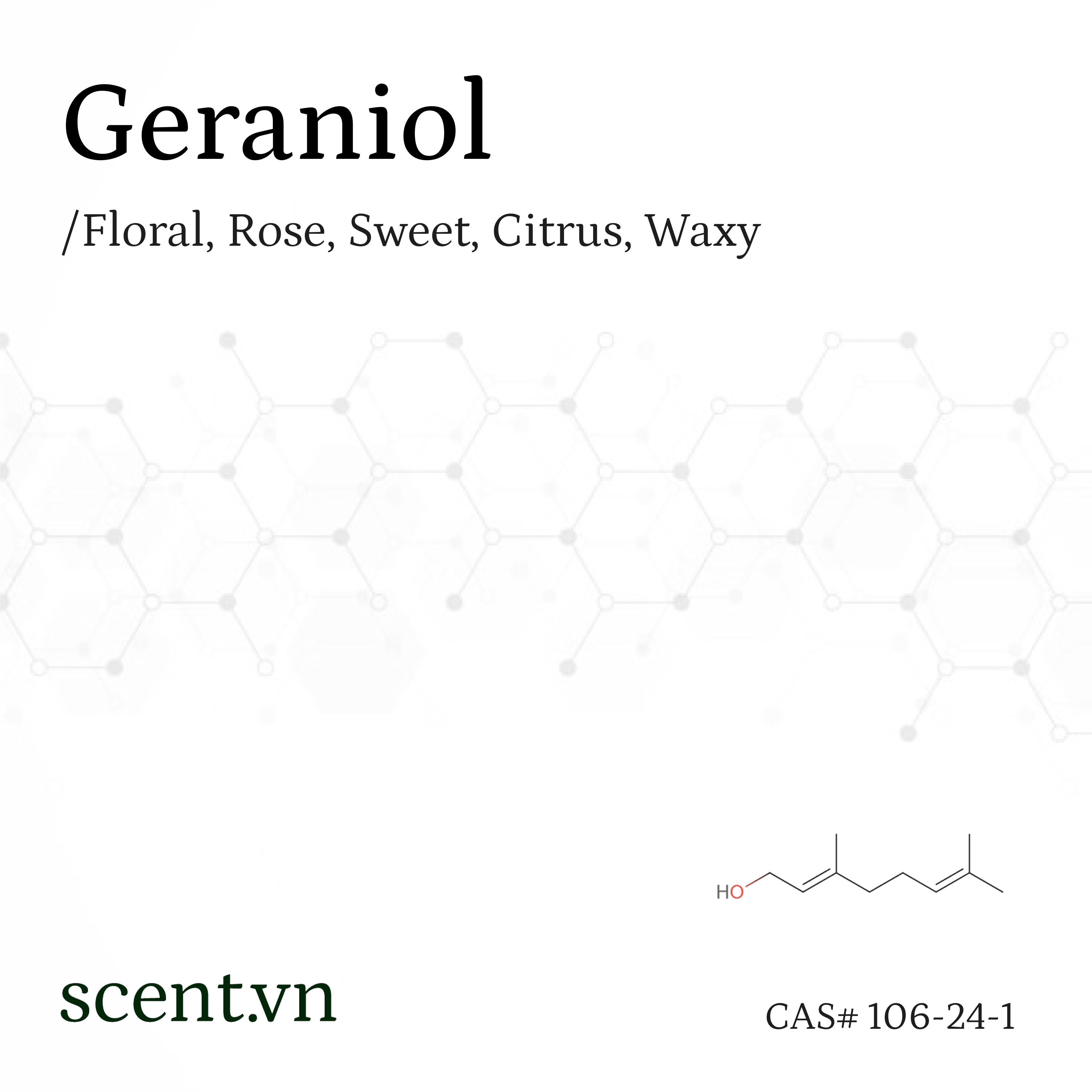 Geraniol Aroma Chemical CAS# 106-24-1 Wholesale 03/2026
