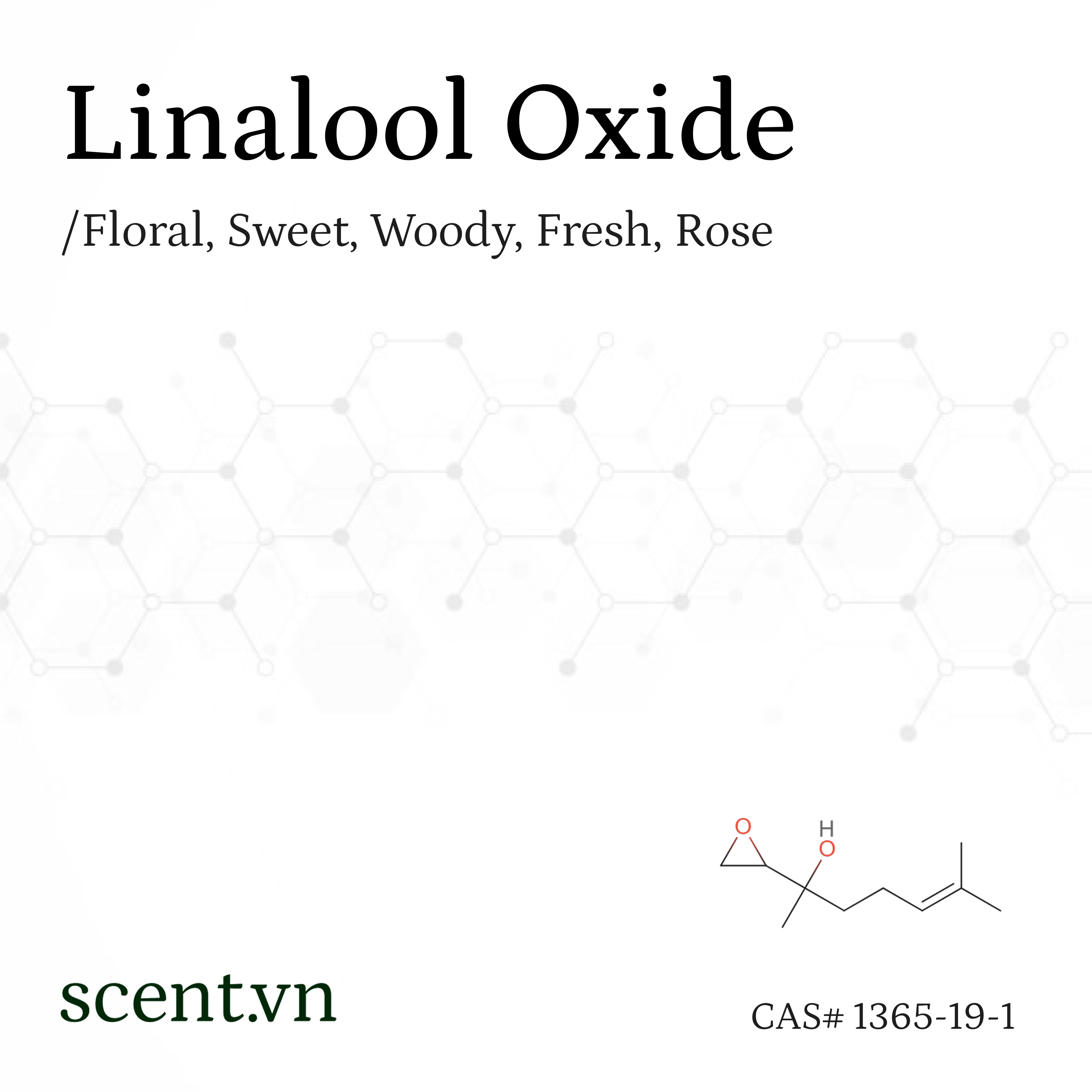 Linalool Oxide Aroma Chemical CAS# 1365-19-1 Wholesale 02/2026